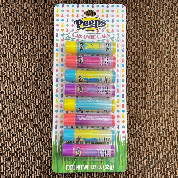 peeps | Makeup | Nwt Peeps Flavored Lip Balm 8count Set | Poshmark